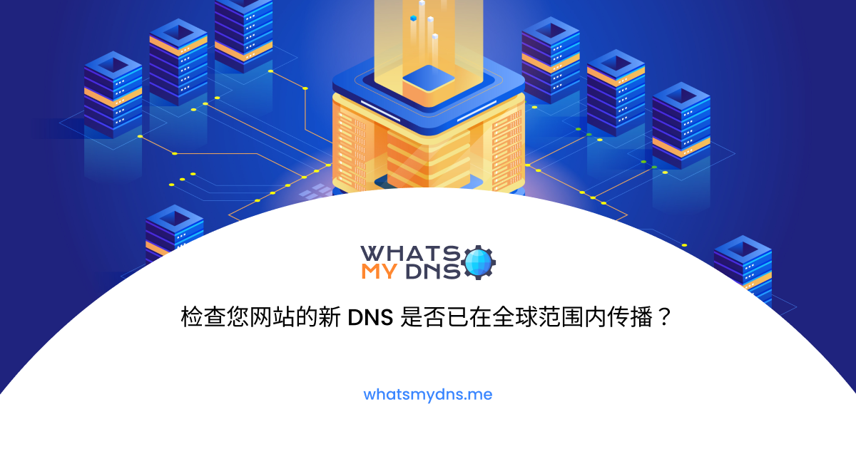检查全球 DNS 传播 – 域名解析查询工具 - WhatsMyDNS